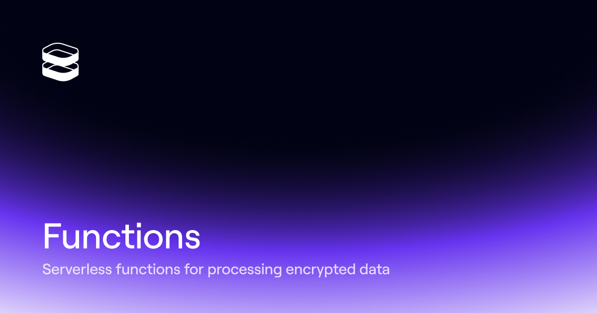Functions — Evervault